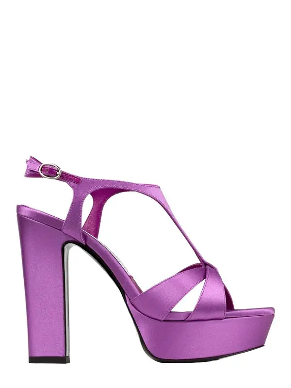 JIMMY CHOO Kesia 120 Platform Sandals - Violet