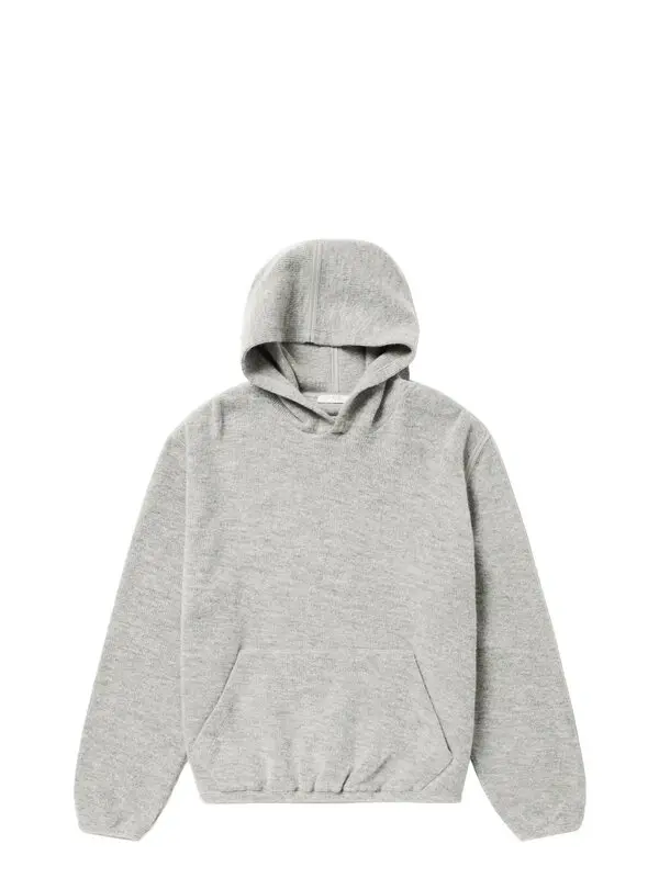 1989 STUDIO Snap Detail Knitted Sweater - Mixed Gray