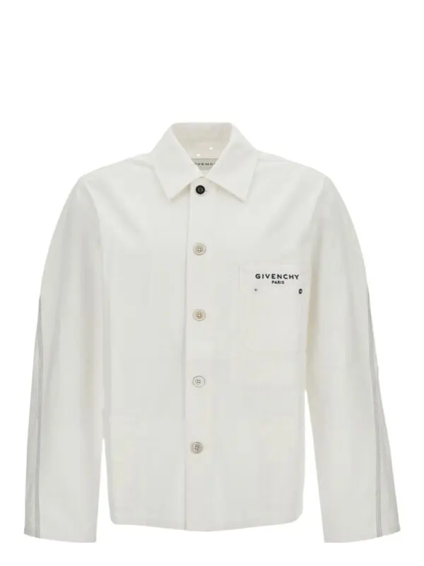 Givenchy Embroidered Couture Seam Jacket - White