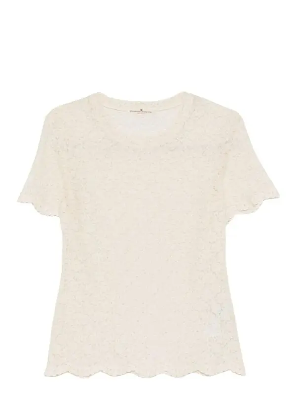 Ermanno Scervino Lace T-shirt - White