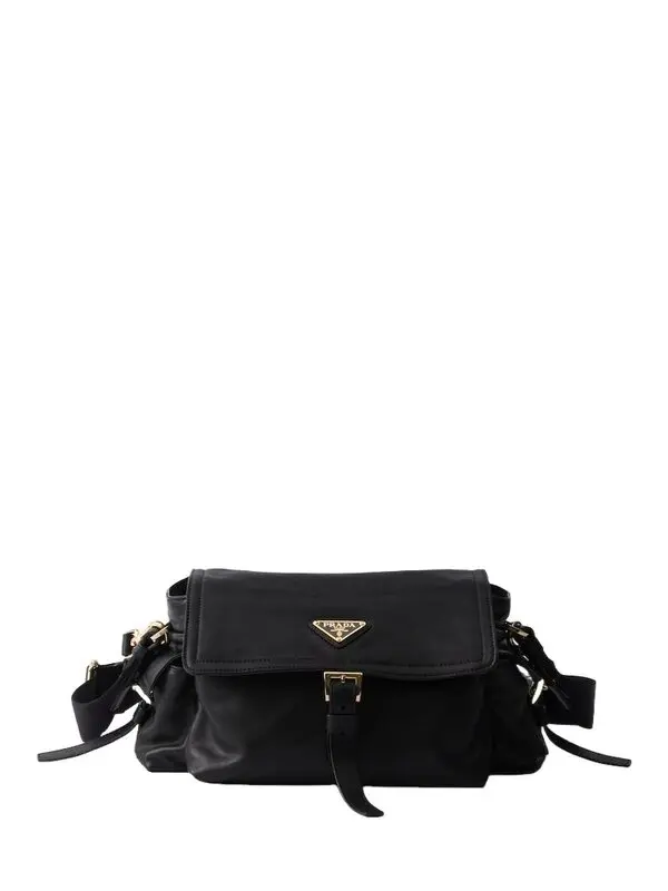 Prada Medium Re-nylon Shoulder Bag - Black