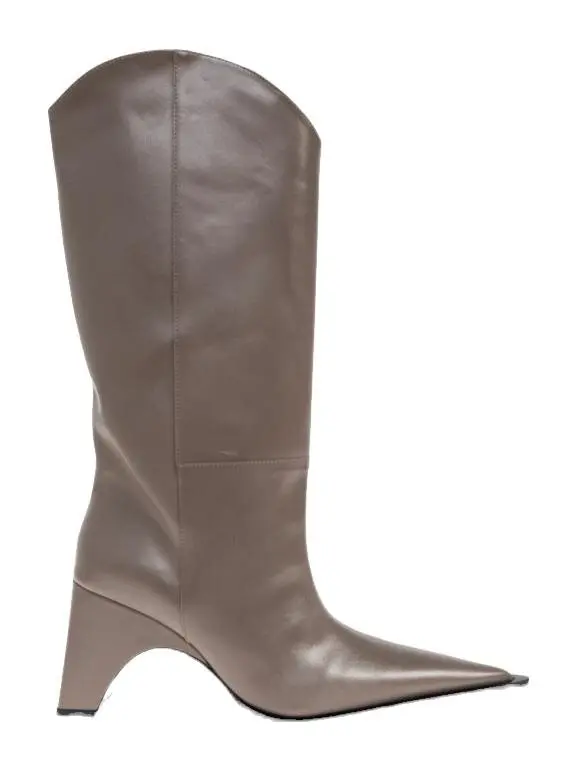 Coperni Bridge Cowboy Leather Boots - Brown