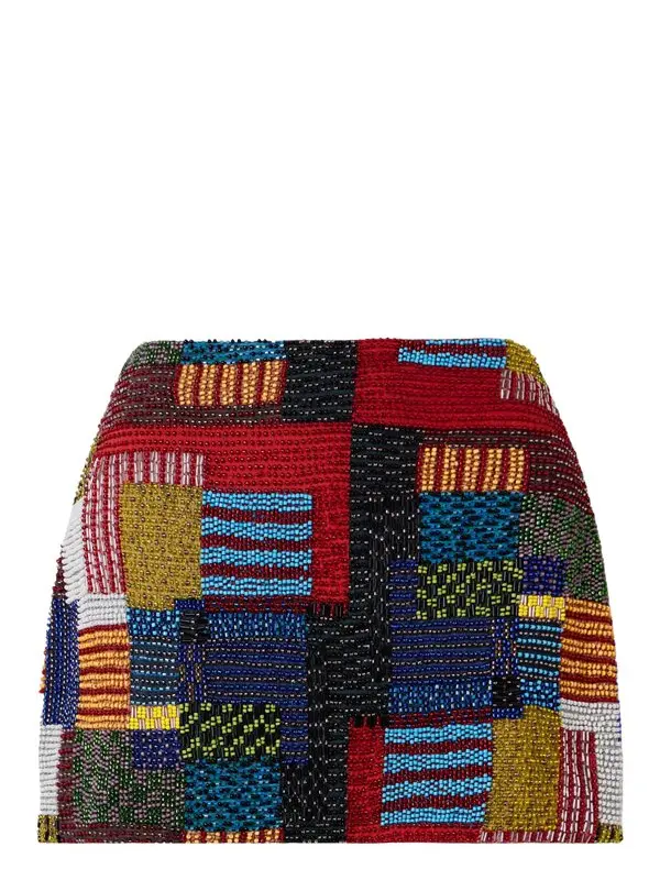Staud Mini Skirt - Multi-color