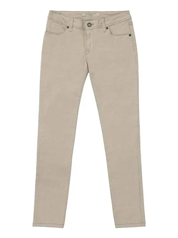 Burberry Slim Fit Logo Jeans - Nude