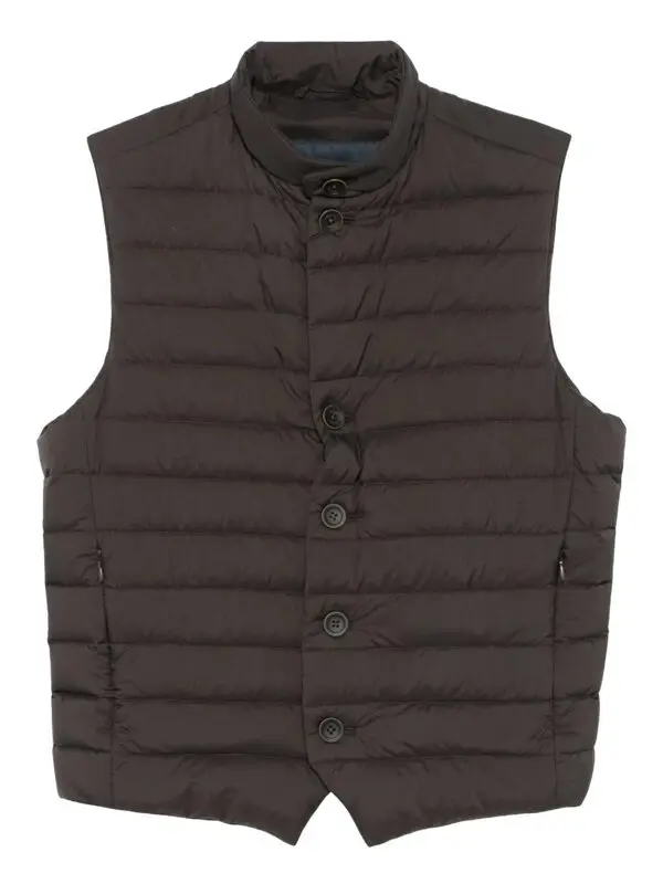 Herno Quilted Padded Gilet - Tan