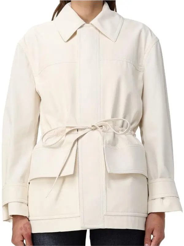 Bottega Veneta Long Sleeve Casual Jacket - White