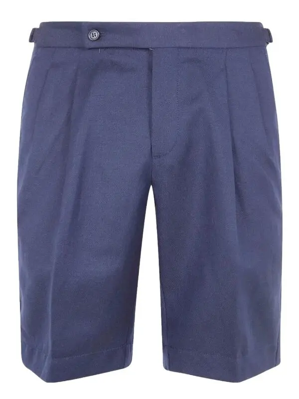 Incotex Pleated Shorts - Blue