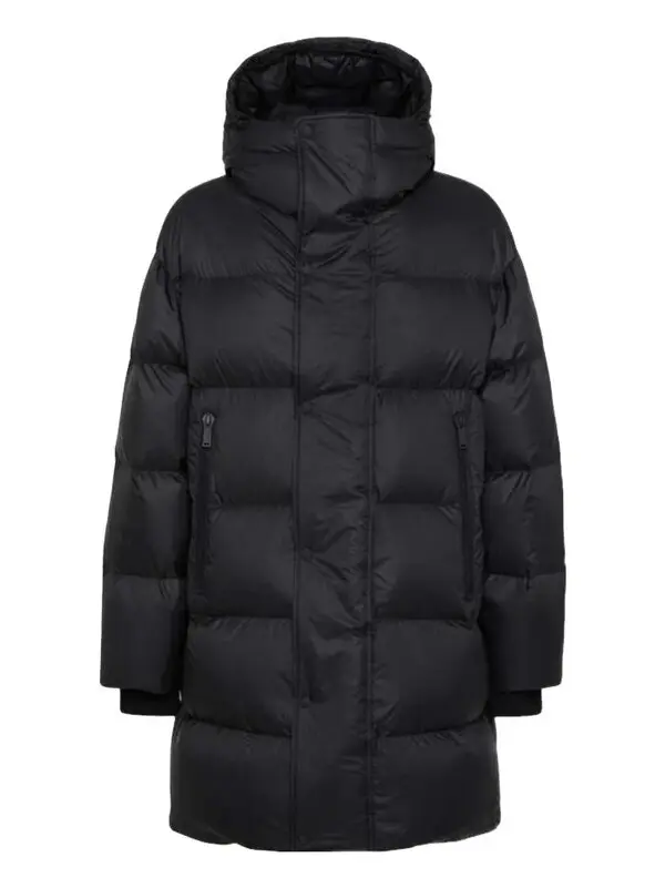 Dsquared2 Hooded Down Jacket With Drawstring And Zipped Pockets - Black