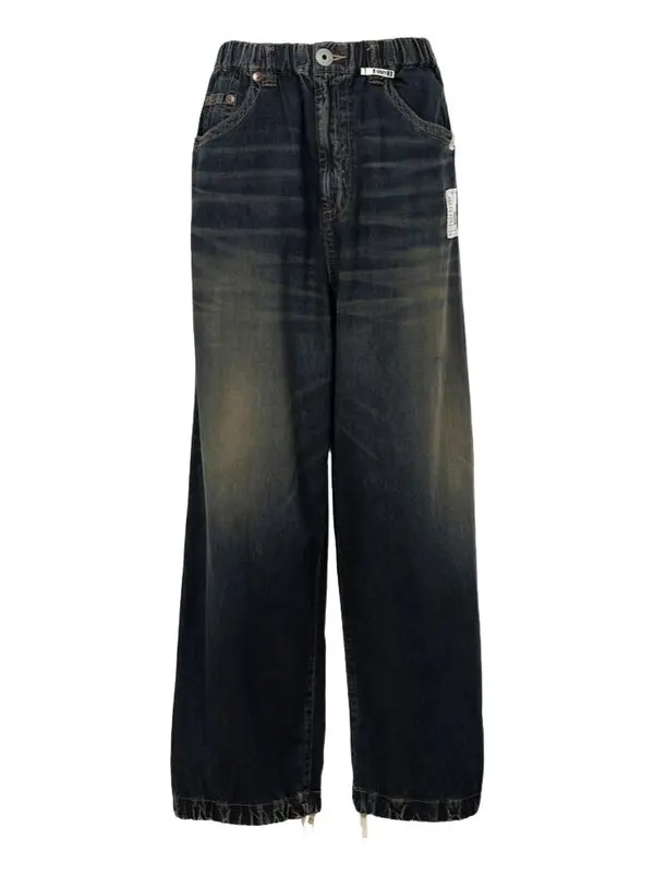 Mihara Yasuhiro Wide-leg Jeans - Black