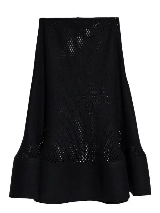 Alaïa Flared Skirt - Black