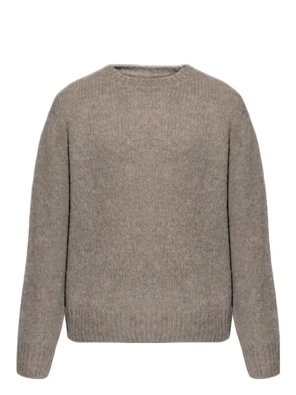 ALLSAINTS Saku Crew Neck Knitted Sweater - Gray