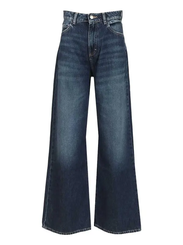 ICON DENIM LOS ANGELES Debby Wide-leg Jeans - Black
