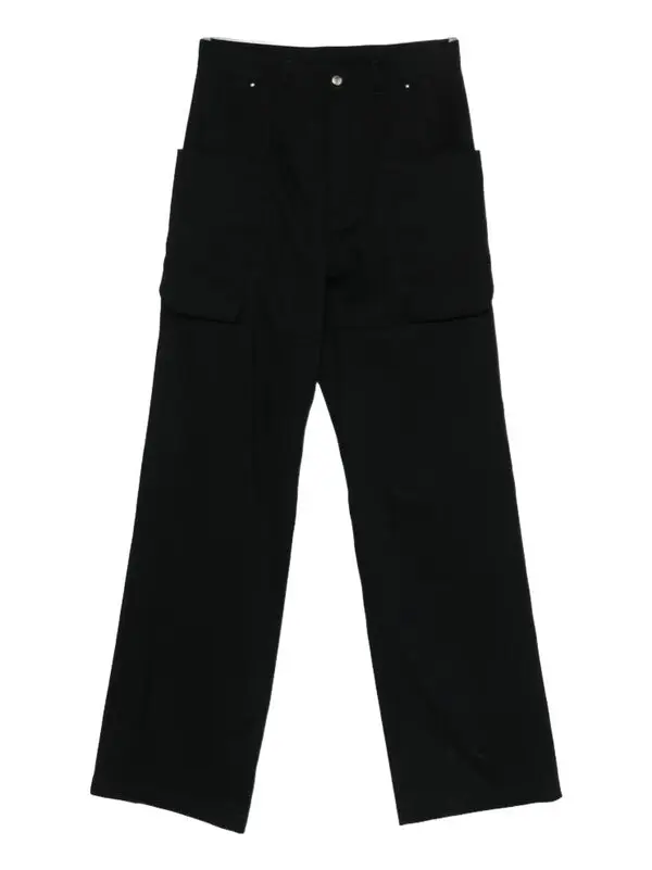 Rick Owens Wide-leg Cargo Pants - Black