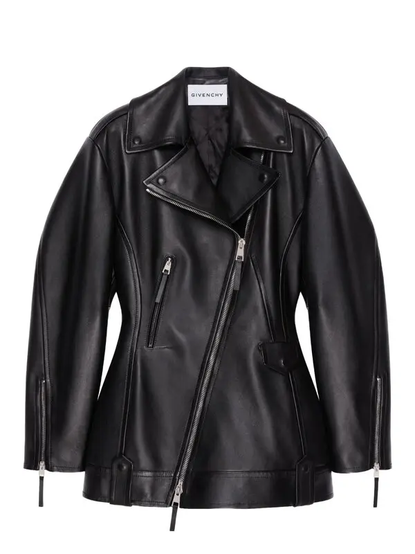 Givenchy Cinched Biker Jacket - Black