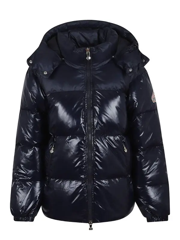 Pyrenex Hooded Bomber Jacket - Blue