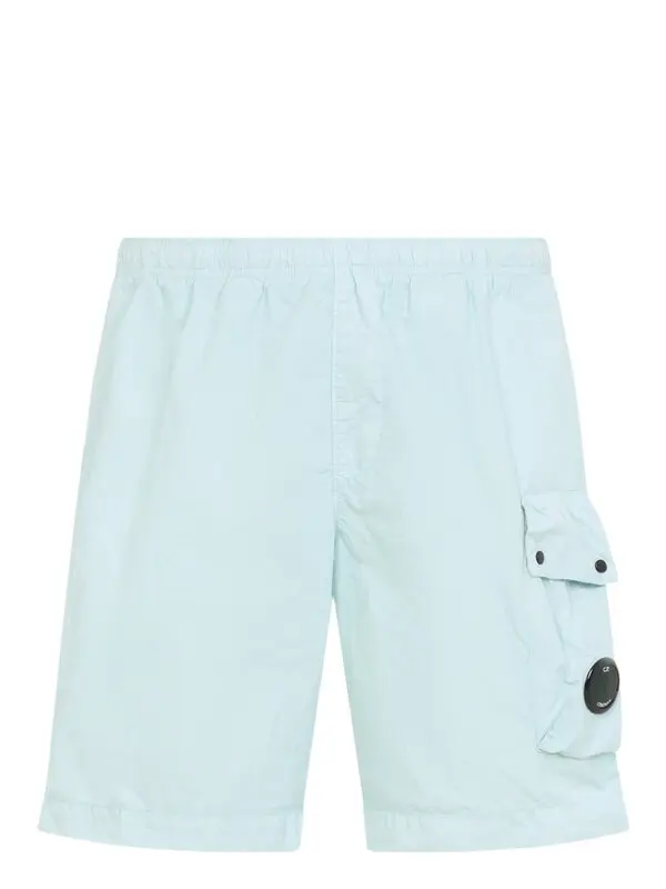 C.P. COMPANY Lens Pocket Technical Shorts - Misty Blue