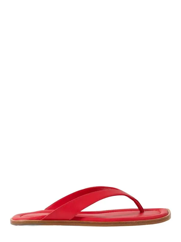 Staud Dante Thong Sandals - Red