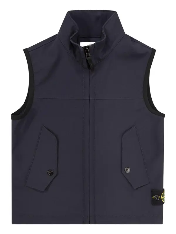 Stone Island Water- And Wind-resistant Membrane Waistcoat - Blue