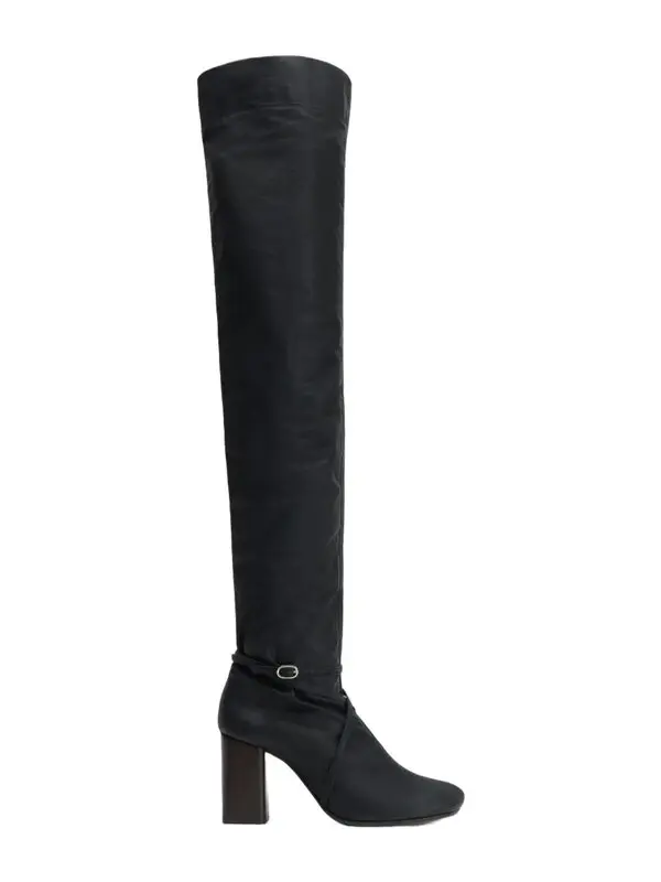 LEMAIRE Knotted Anatomic Over-the-knee Boots - Onyx