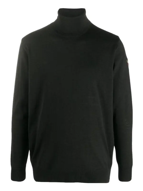 PAUL  SHARK Paul & Shark Virgin Wool Turtleneck Jumper - Black