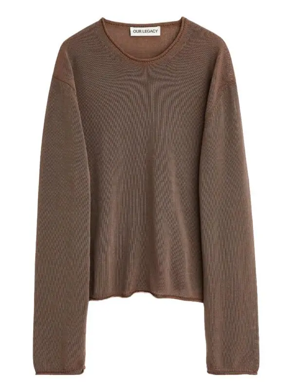 Our Legacy Rigid Popover Jumper - Brown