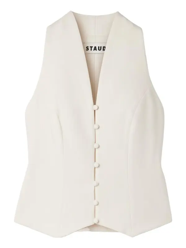 Staud Stella Vest - Off White