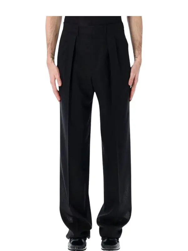 TOM FORD Pleated Trousers - Black