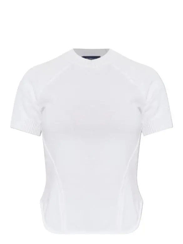 Sportmax Seam Detail Crewneck T-shirt - White