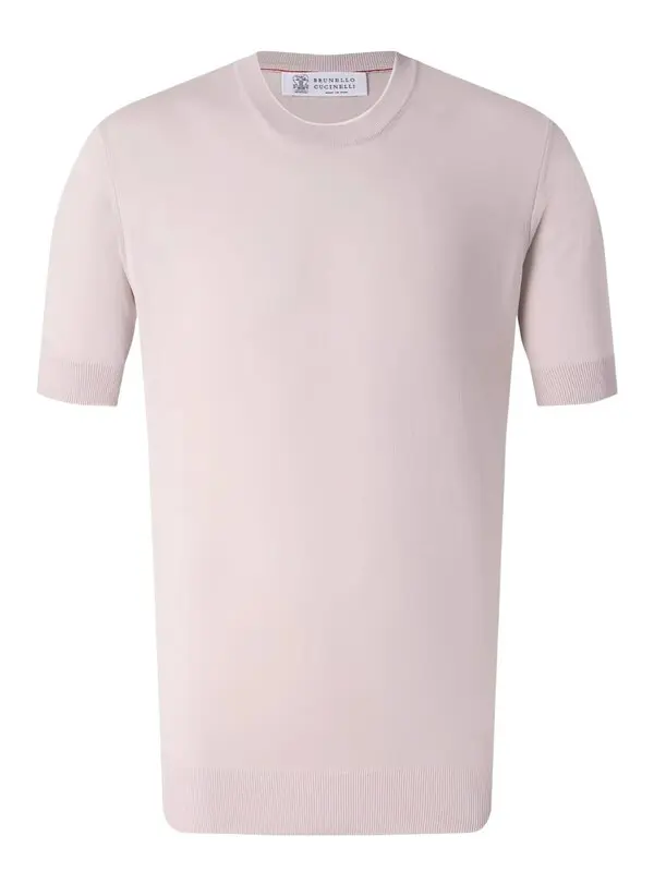 Brunello Cucinelli Ribbed Jumper - Pink