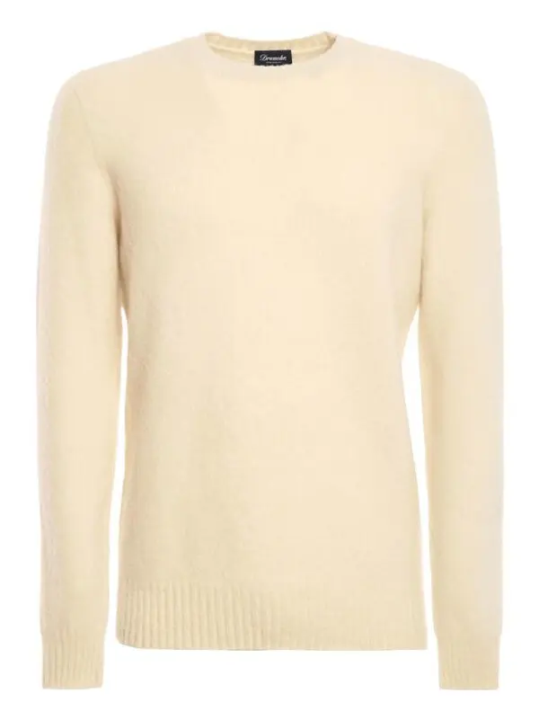 DRUMOHR Crew Neck Knit Sweater - Nude