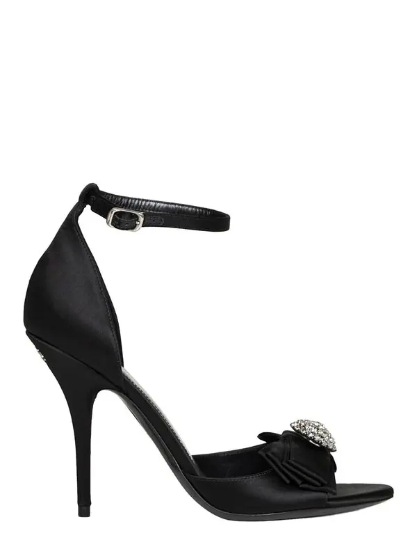 Balenciaga Avenue Palazzo Sandals - Black