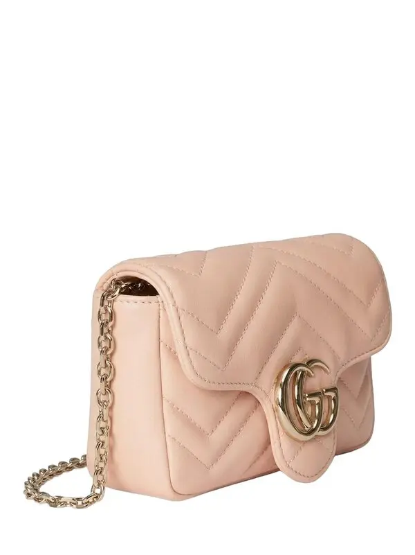 Gucci Gg Marmont Mini Shoulder Bag - Pale Pink