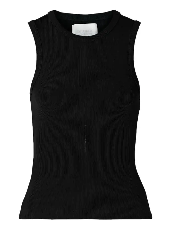 Citizens Of Humanity Ribbed Knit Vest - Black