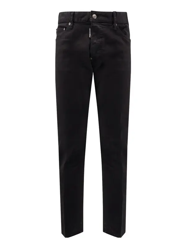 Dsquared2 Straight-leg Slim-fit Jeans - Black