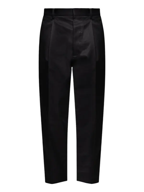 Dsquared2 One Pleat Tapered Leg Trousers - Black