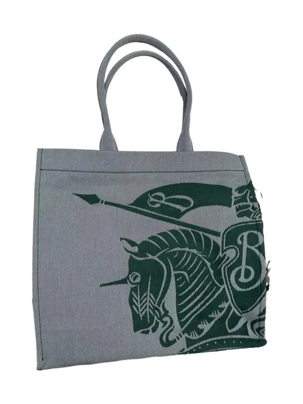 Burberry Double Handle Tote Bag - Gray