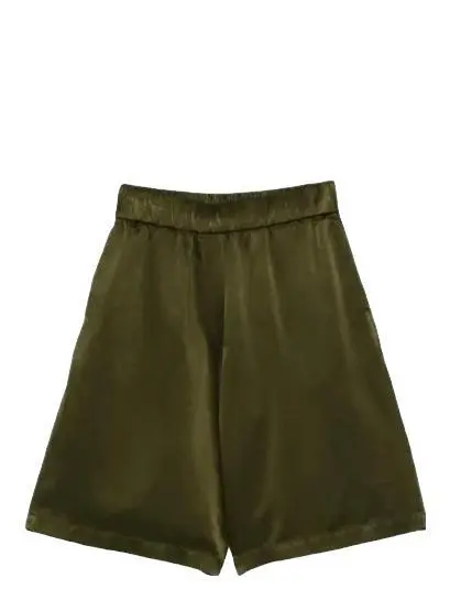 Dries Van Noten Elasticated Waist Shorts - Green
