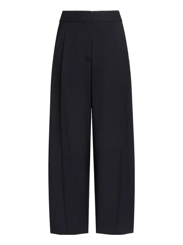 Alaïa Virgin Wool Blend Trousers - Black
