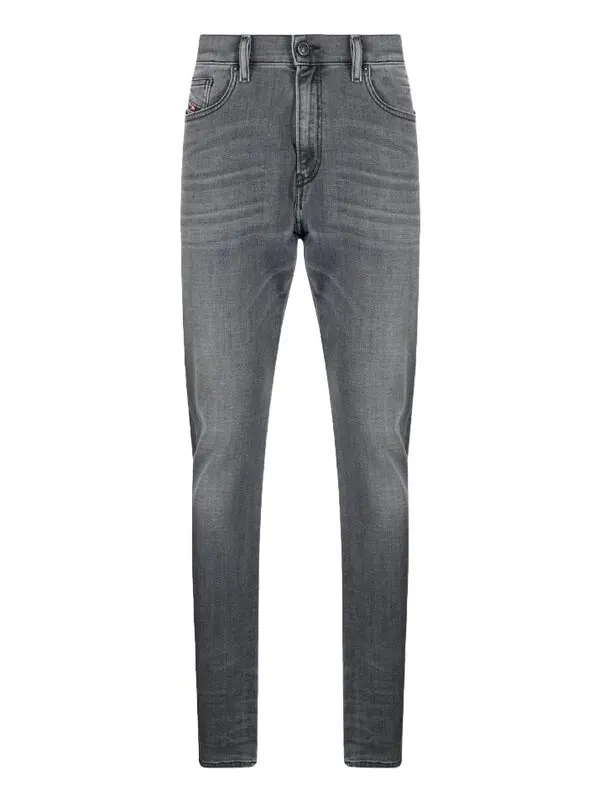 DIESEL® D-amny Mid-rise Slim-fit Jeans - Gray