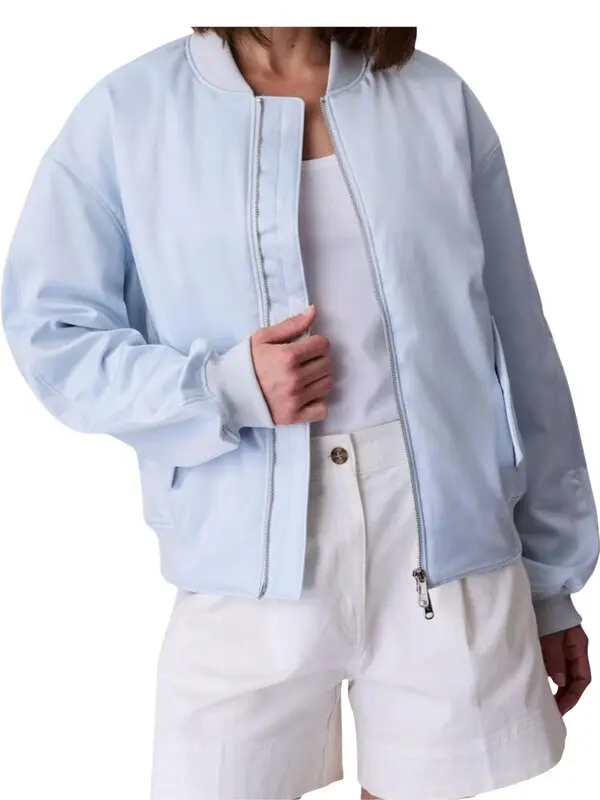 Calvin Klein Long Sleeve Bomber Jacket - Multicolor