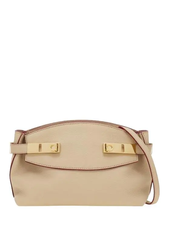 FERRAGAMO Hug Soft Crossbody Bag - Stone