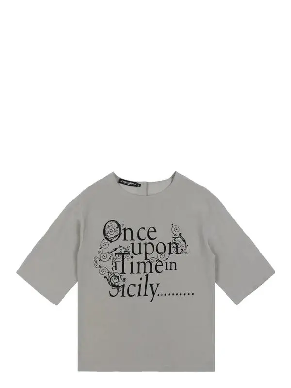 Dolce & Gabbana Printed T-shirt - Gray