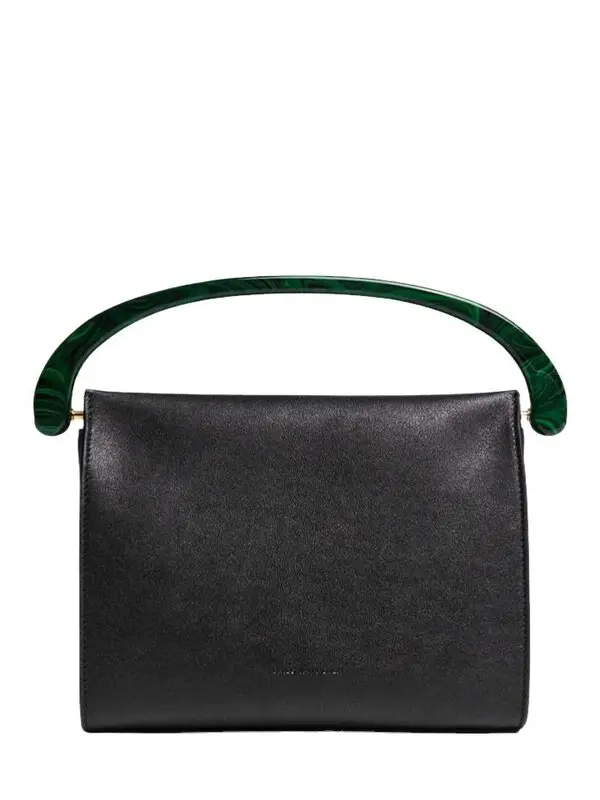 Dries Van Noten Logo Shoulder Bag - Black