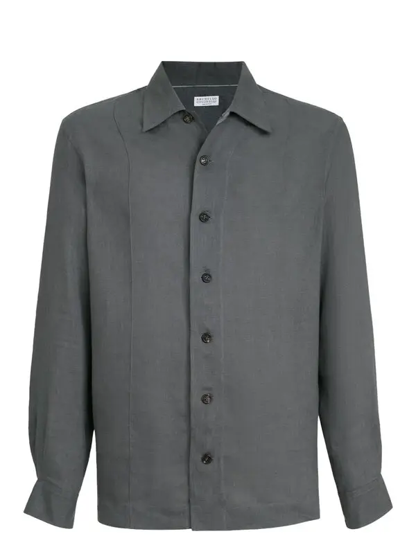 Brunello Cucinelli Long-sleeves Shirt - Black
