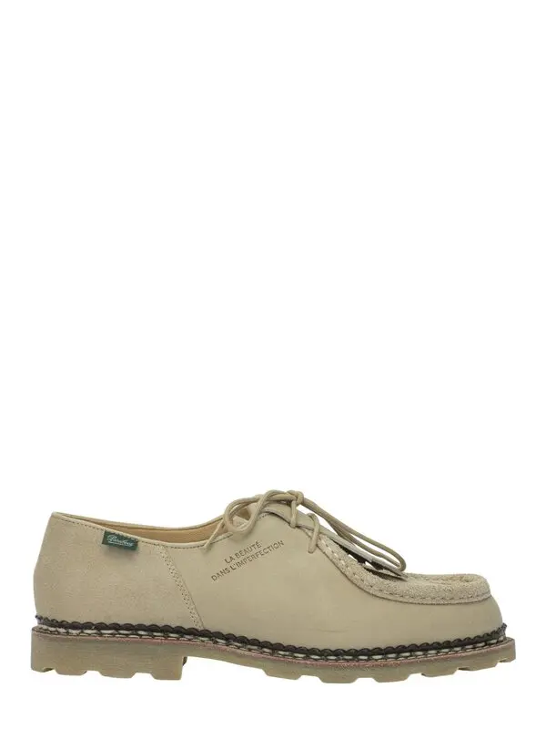 Paraboot X Universal Works Michael Derby Shoes - Sand Leather/suede