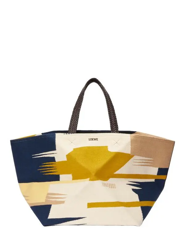 Loewe Canvas Jigsaw Folding Handbag - Multi-color