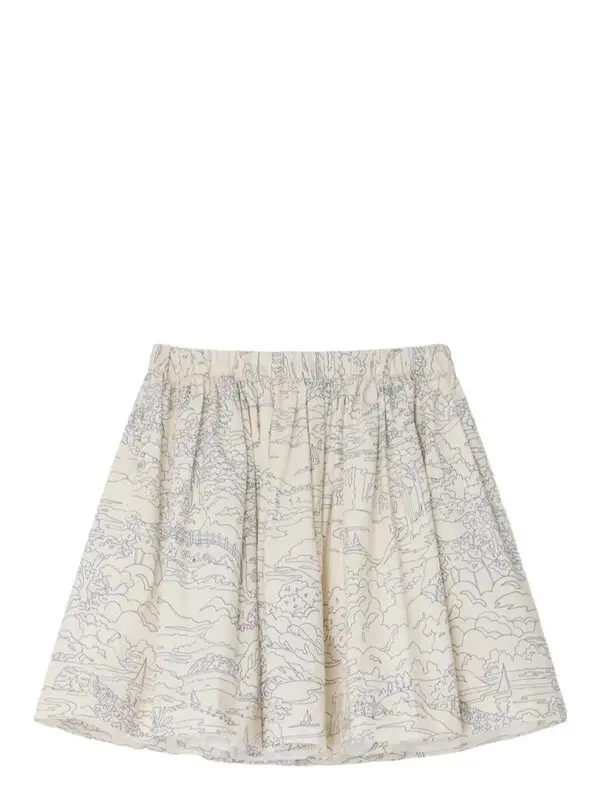 Bonpoint Suzon Mini Skirt - White
