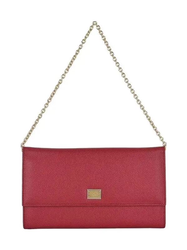 Dolce & Gabbana Logo Detail Wallet - Red