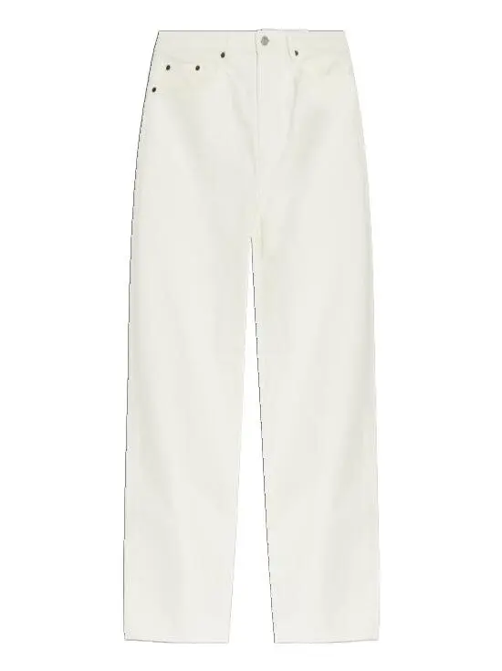 FRAME Belt Loop Jeans - White