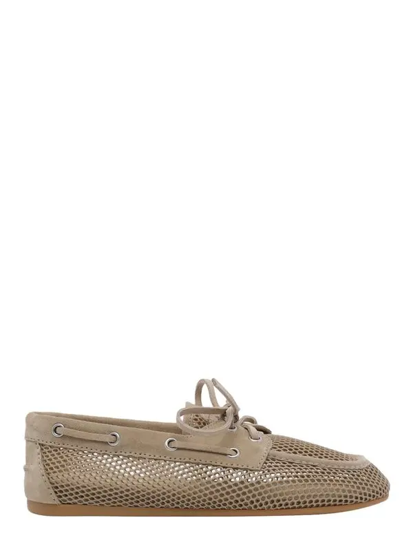 Miu Miu Mesh Loafers - Brown